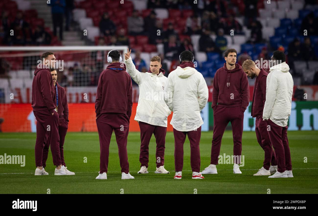 Munich Germany. 05th Mar 2024. Torwart Daniel Peretz (Muenchen), Bryan ...