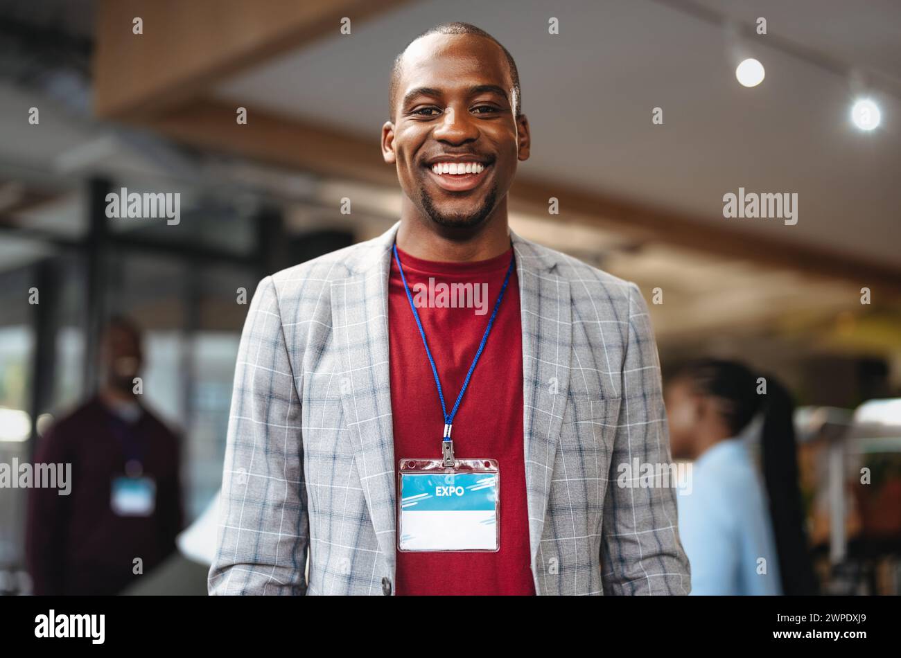 Wearing id badge hi-res stock photography and images - Alamy