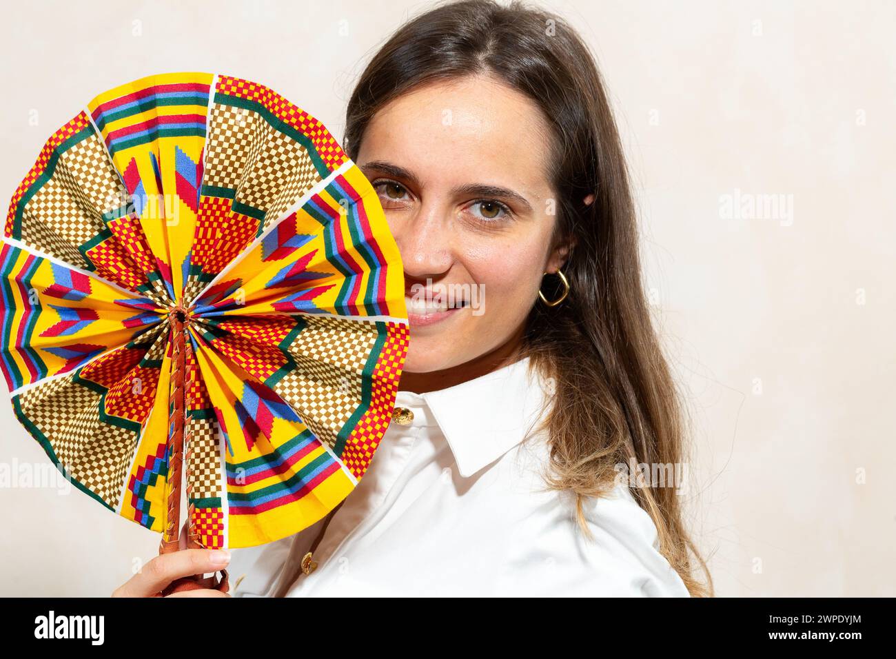 African print fan hi-res stock photography and images - Alamy