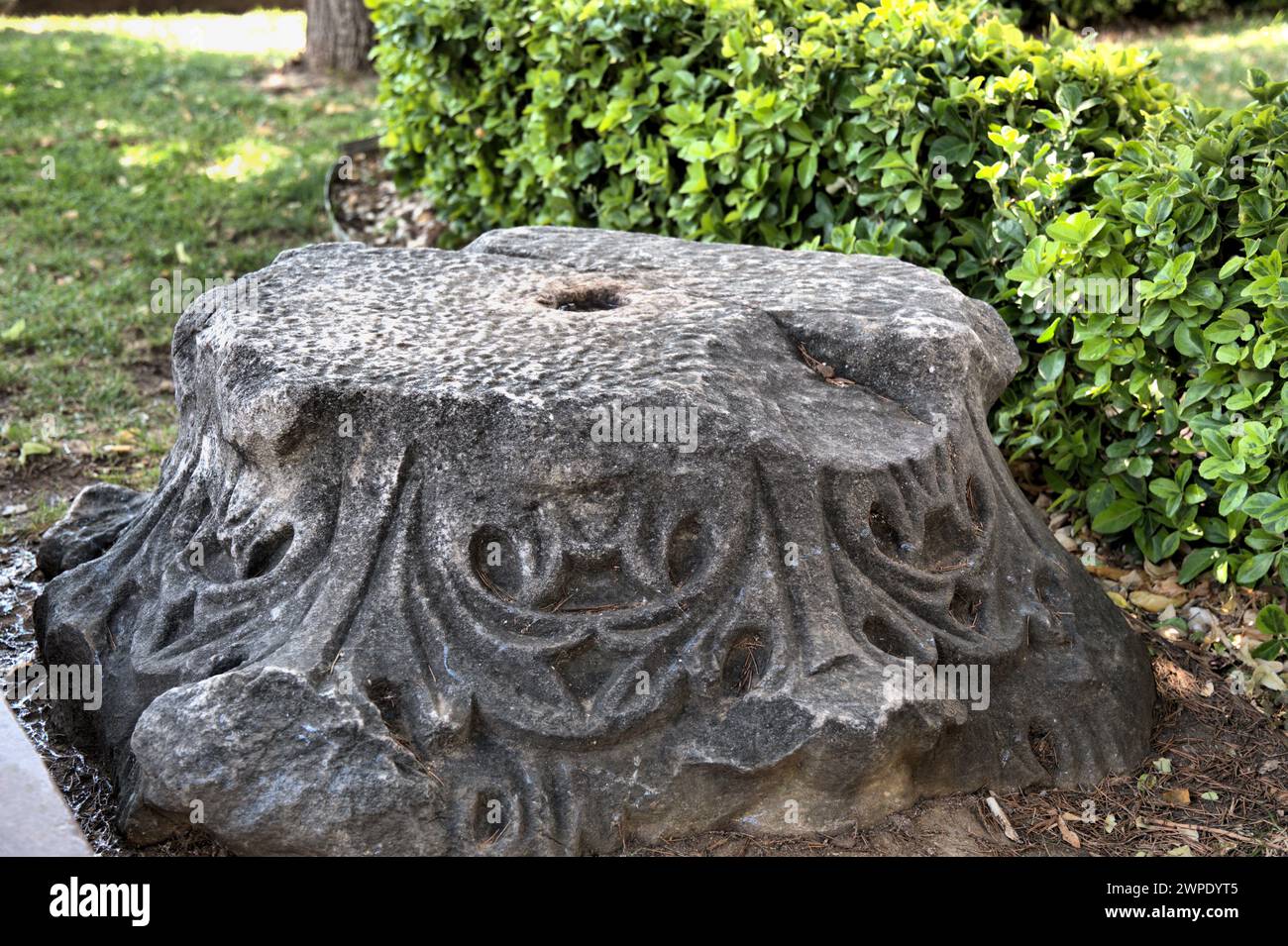 Istanbul Turkey beautiful historical town ritual stones Stock Photo - Alamy