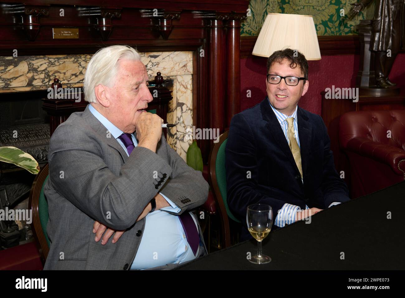 Michael Mansfield & Tom Hodgkinson NSP7646 The Oldie Literary Lunch 05 ...