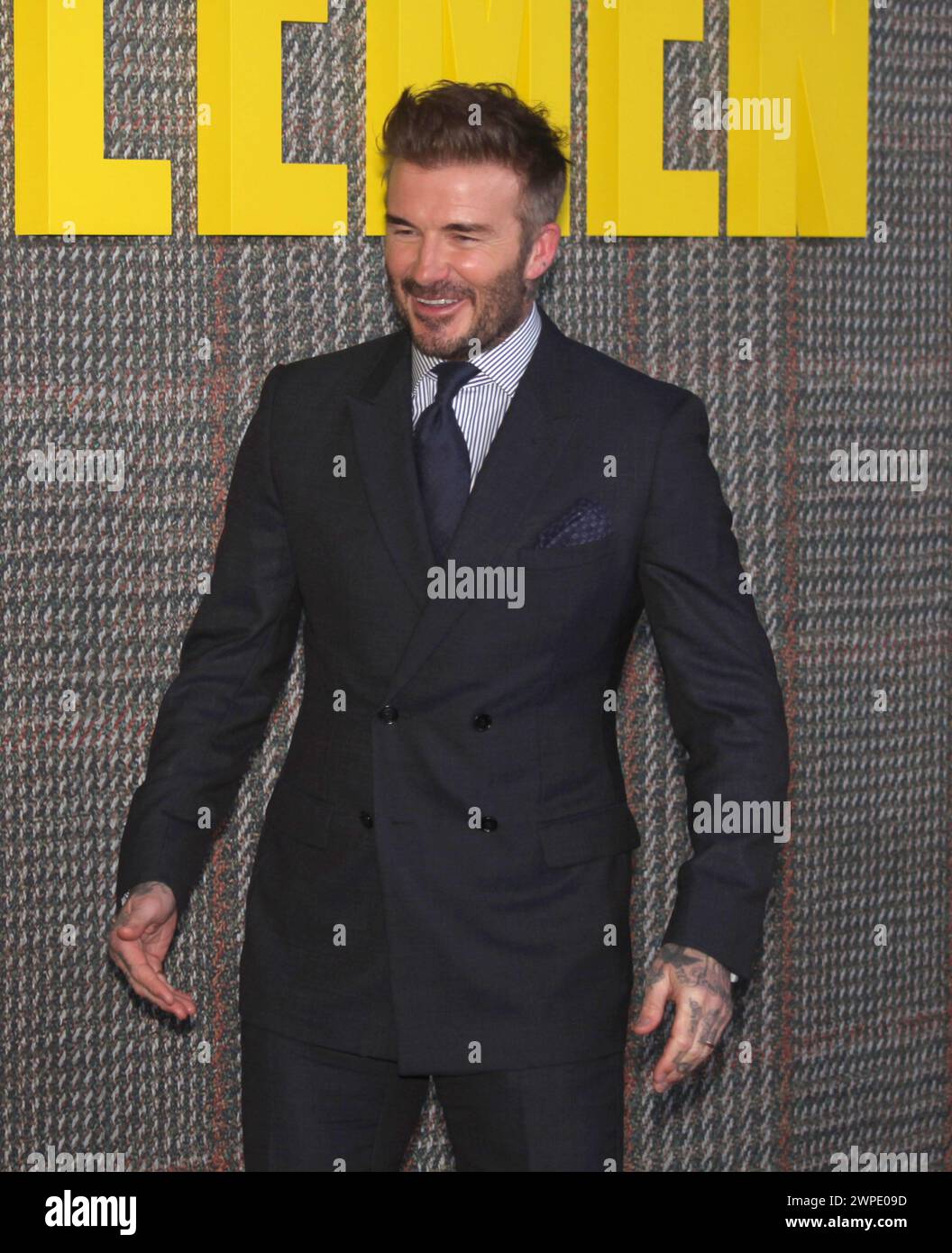 London, UK. David Beckham at the Netflix TV Premiere of The Gentlemen ...