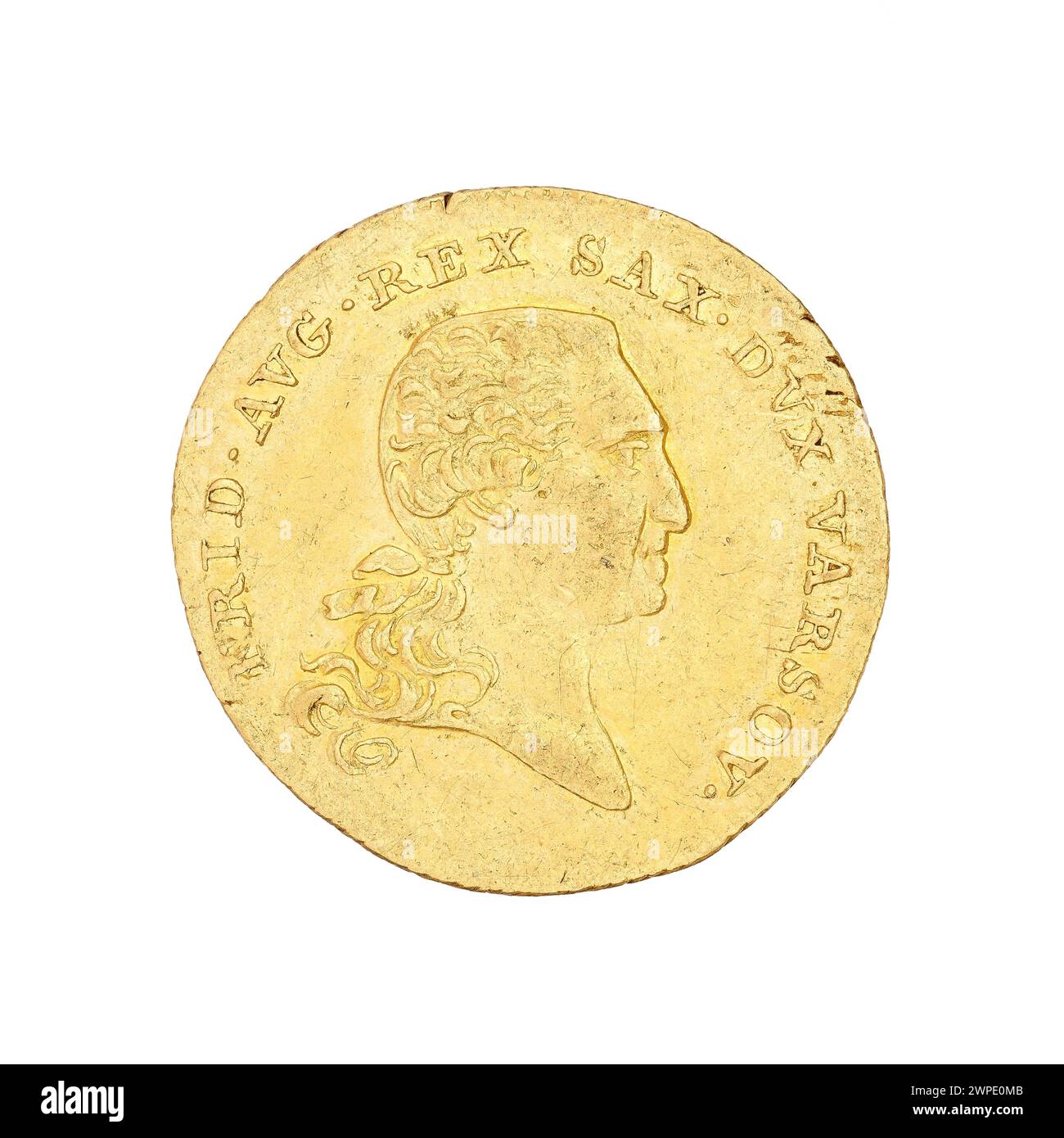 This 1812 Warsaw ducat was issued under King Fryderyk August of Saxony ...