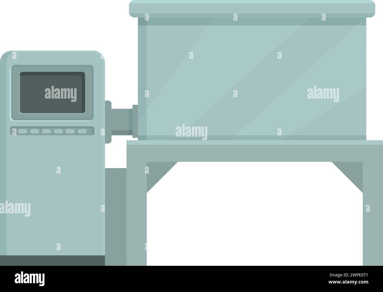 Soap production line icon cartoon vector. New modern factory. Service ...