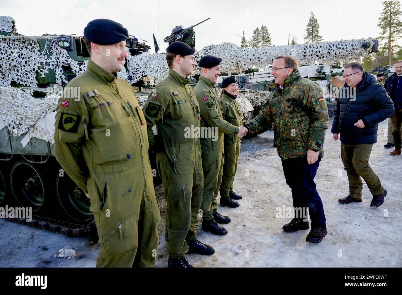 Alta 20240307.German Defense Minister Boris Pistoriu and Defense ...