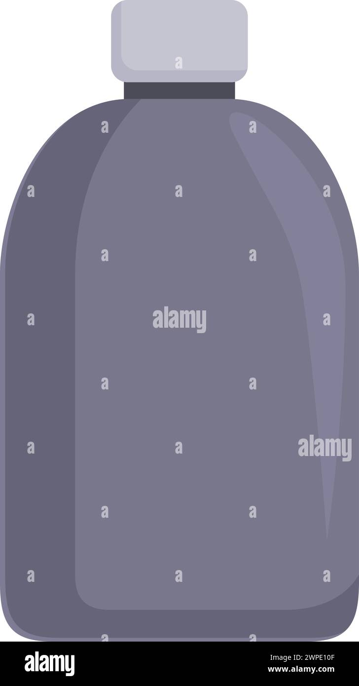 Liquid bottle icon cartoon vector. Soap new formula production. Modern ...