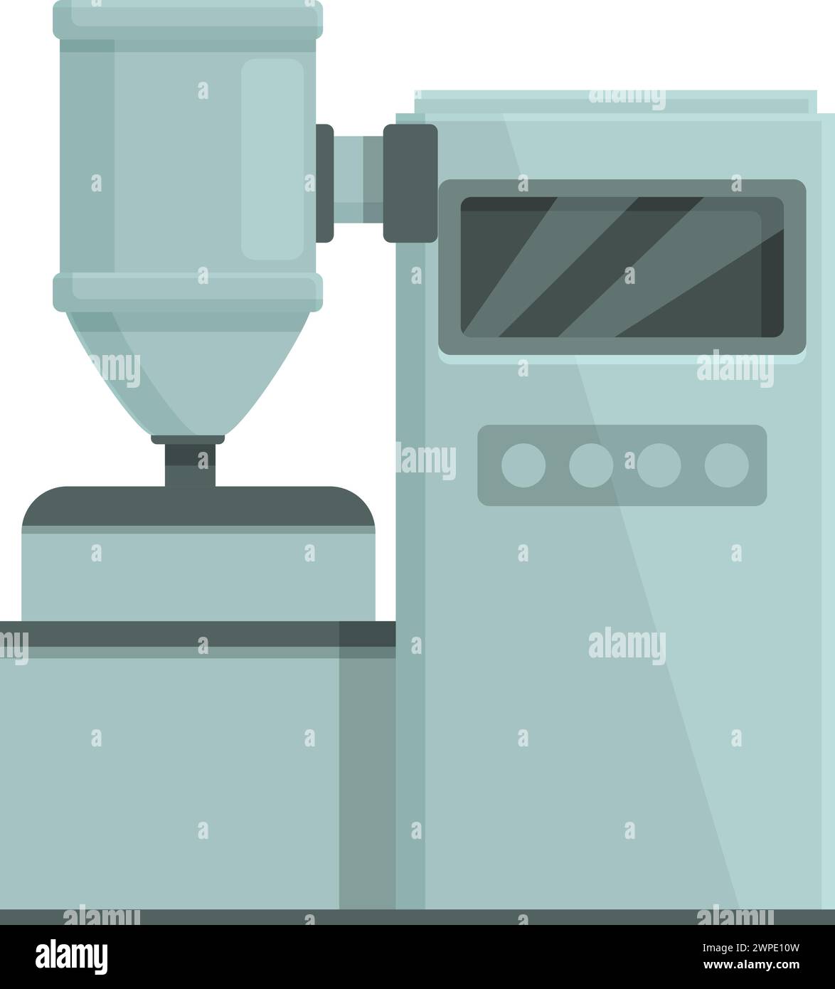 Cleaning factory line icon cartoon vector. Soap production. Media care ...