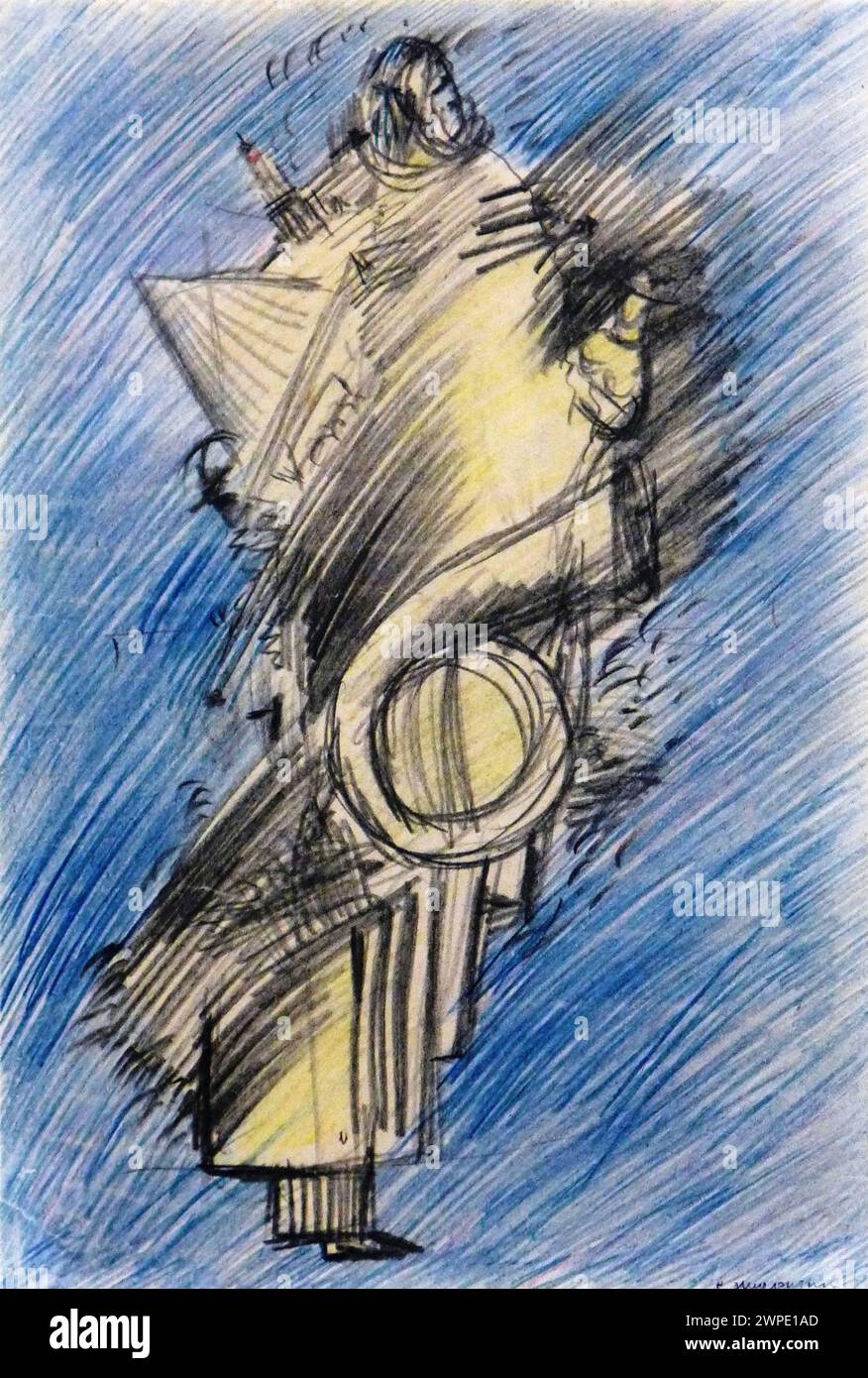 Russian avant garde - Solomon Nikritin 1930s Stock Photo - Alamy