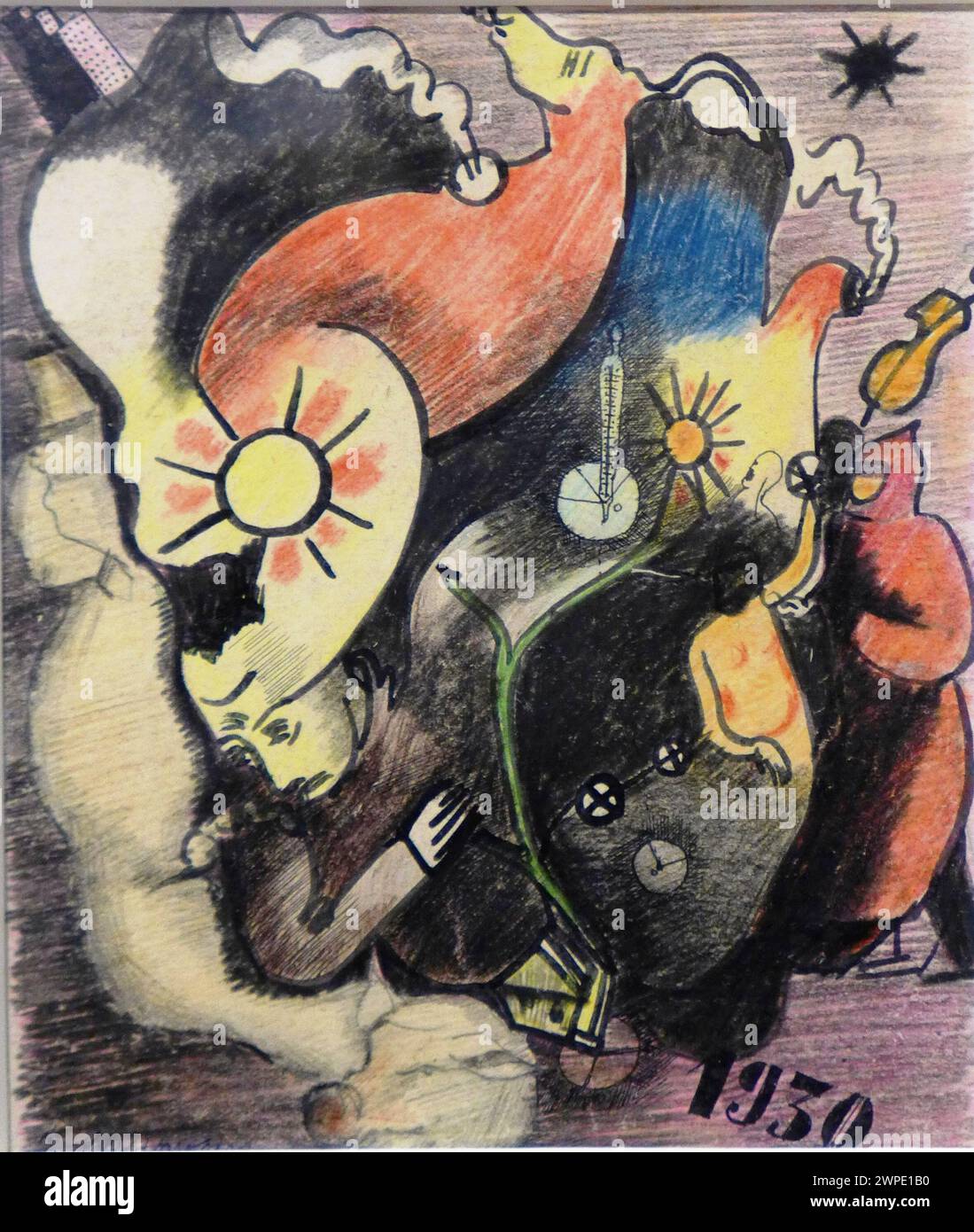 Russian avant garde - Solomon Nikritin 1930s Stock Photo - Alamy