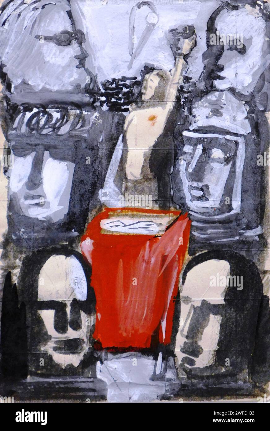 Russian avant garde - Solomon Nikritin 1930s Stock Photo - Alamy