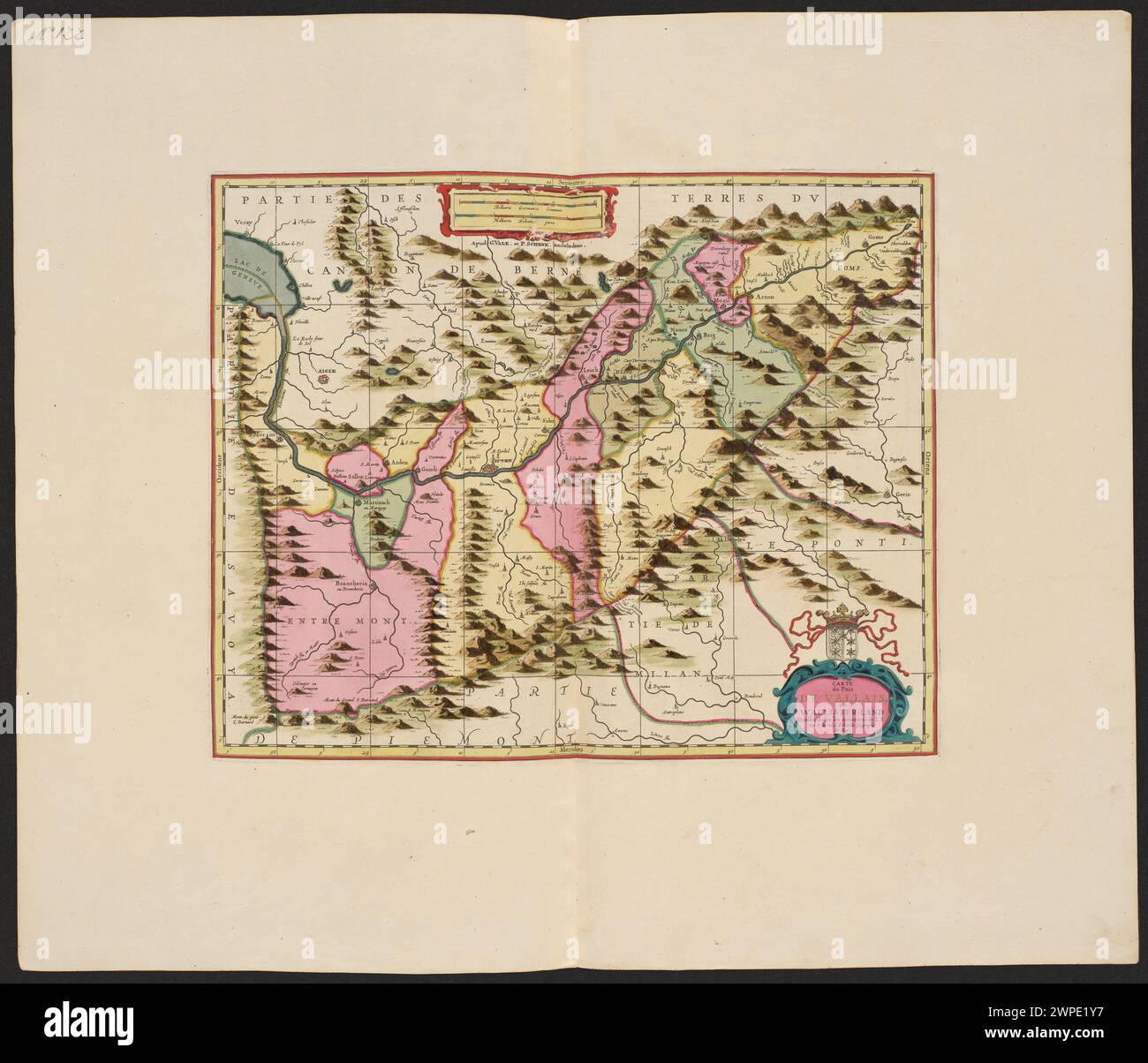 Switzerland administrative map hi-res stock photography and images - Alamy
