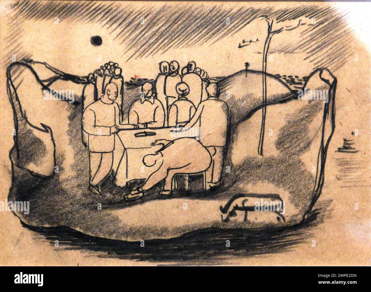 Russian avant garde - Solomon Nikritin 1930s Stock Photo - Alamy