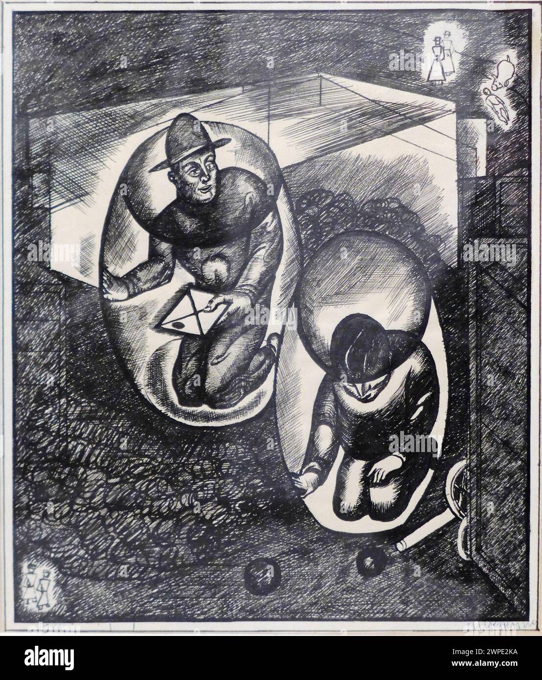 Russian avant garde - Solomon Nikritin 1930s Stock Photo - Alamy