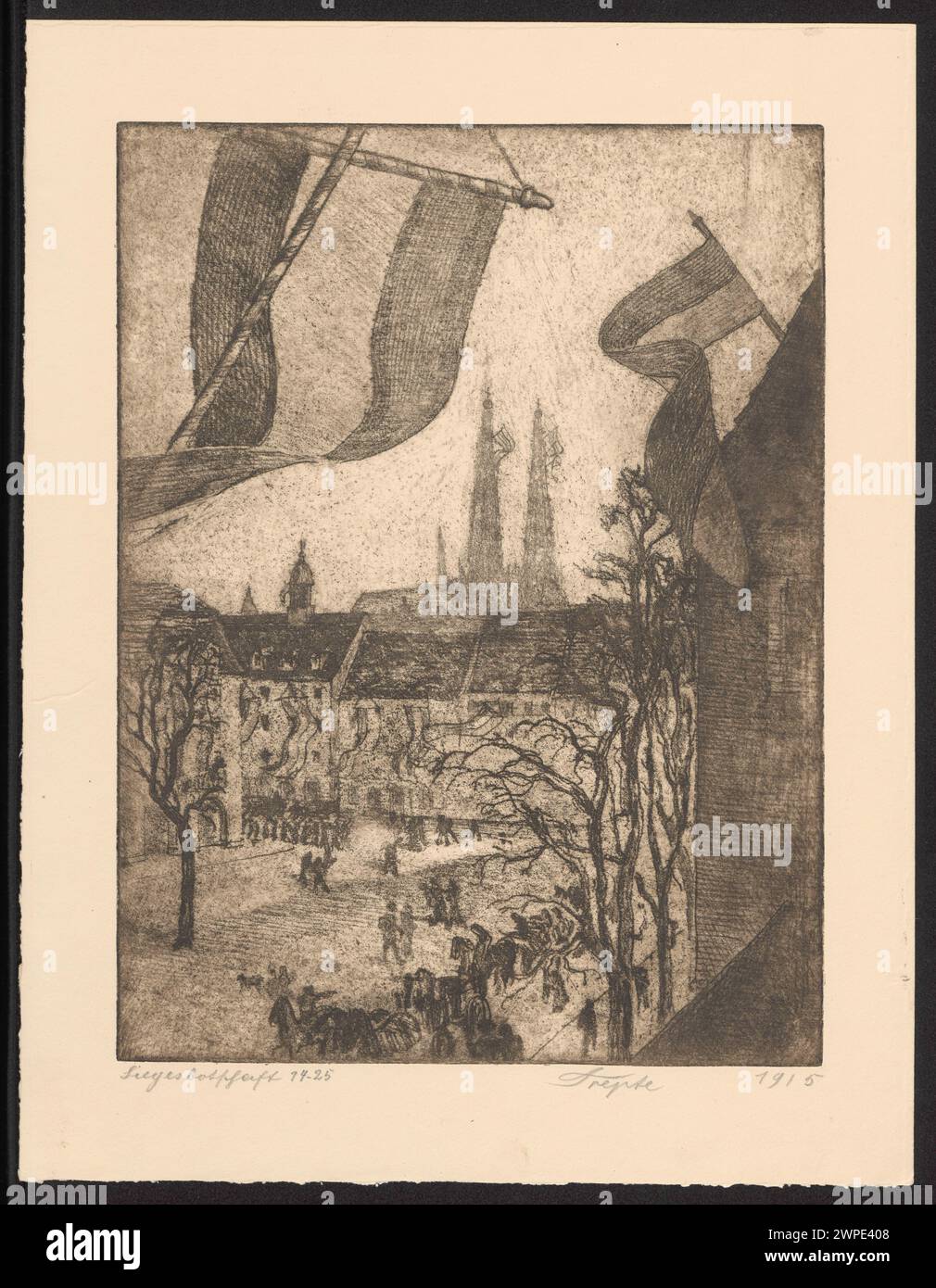 Siegesbotschaft, board 9; Trepte, Artur (Fl. Ca 1900-1920), Richter ...