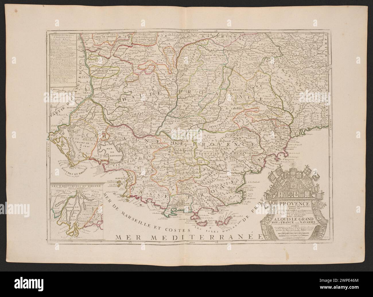 Map showing administrative geographic hi-res stock photography and ...