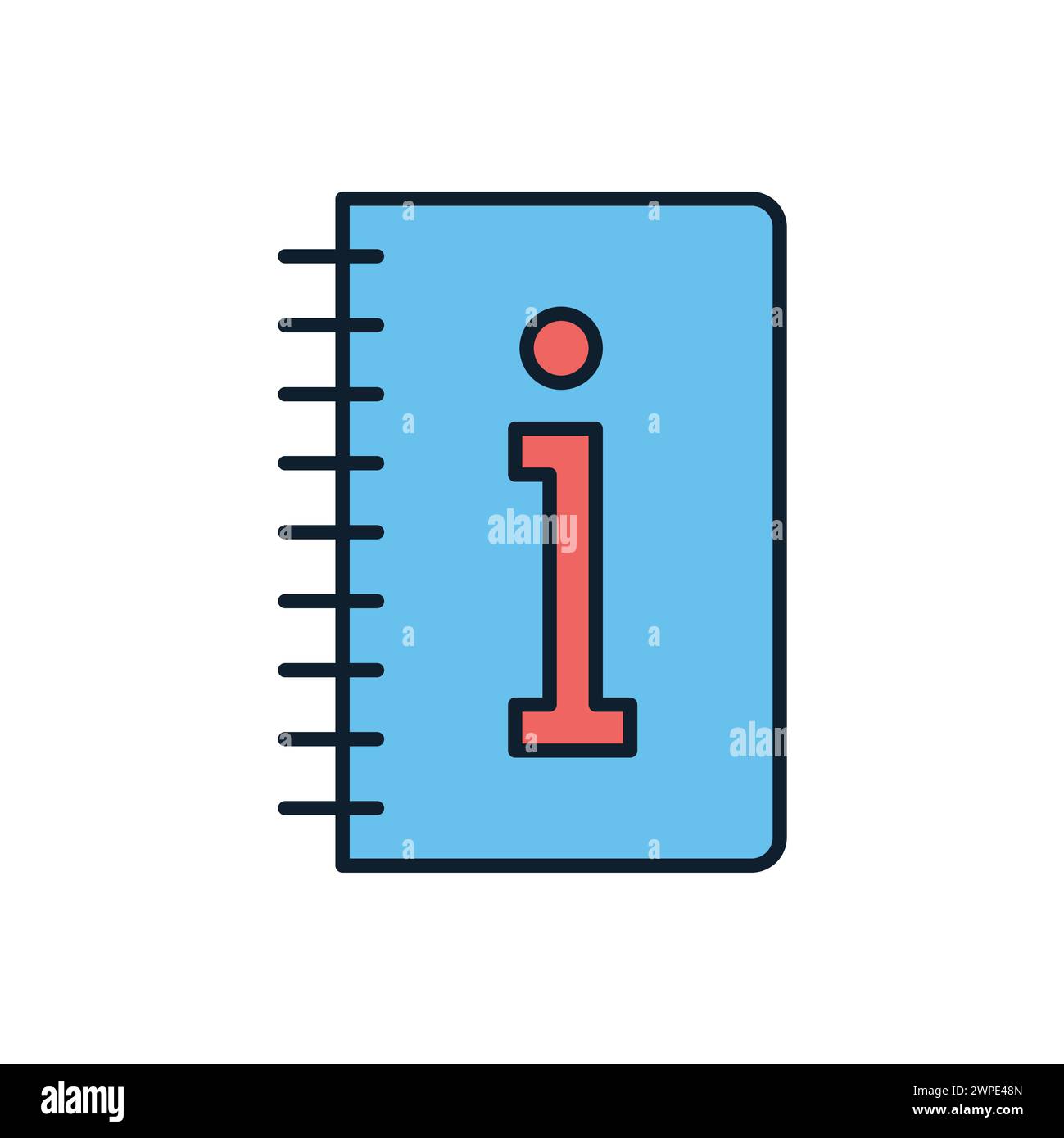 Instruction Book related vector icon. Isolated on white background ...