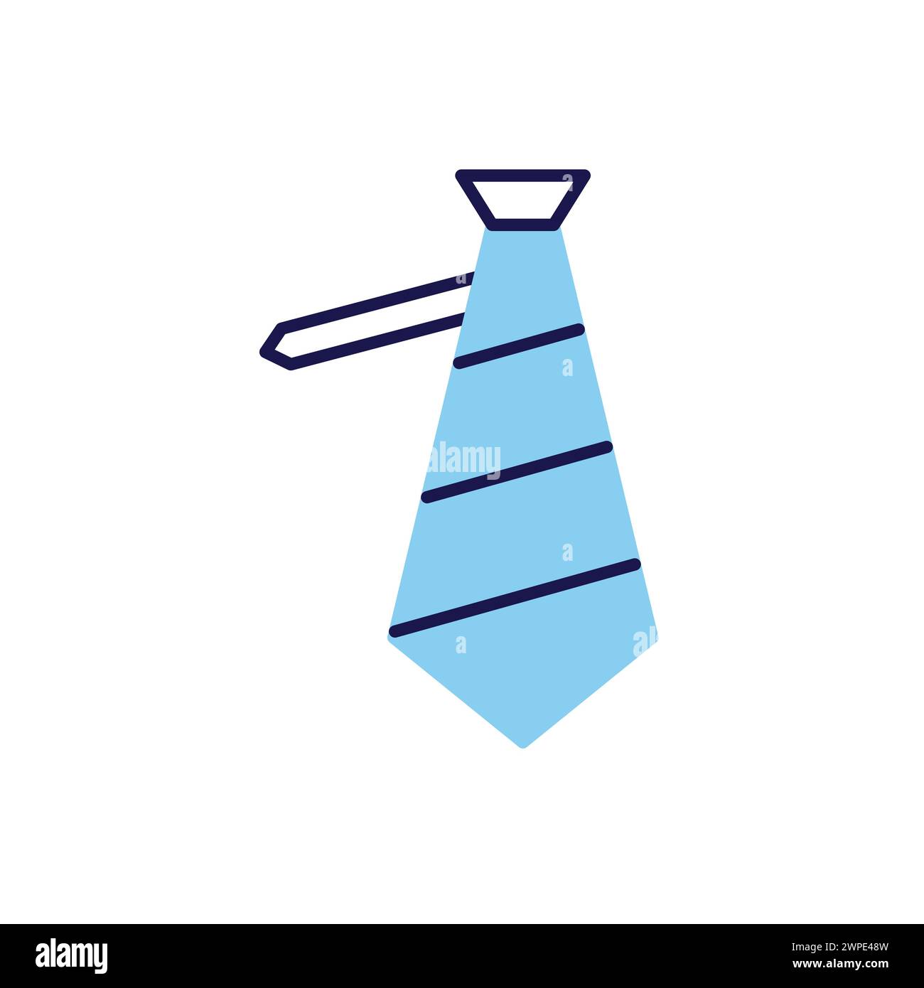 Necktie related vector icon. Isolated on white background. Vector ...