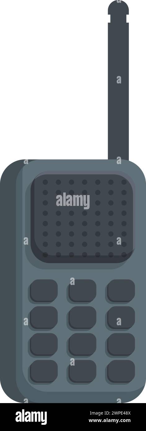 Arctic exploration walkie talkie icon cartoon vector. Cold travel ...