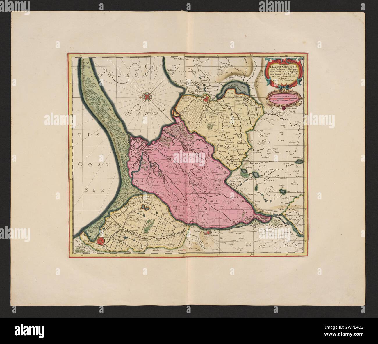 Elblag map hi-res stock photography and images - Alamy