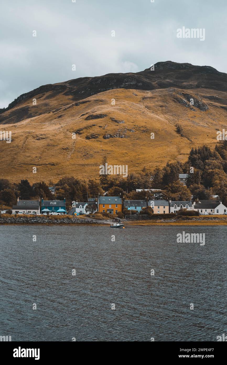 Houses in the Invercoe area Stock Photo - Alamy