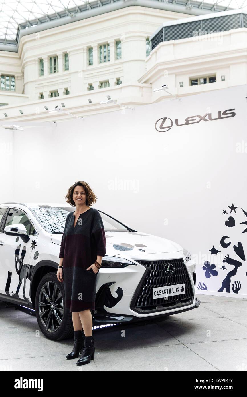 The director Lexus Spain, Mar Pieltain, during the presentation of the ...