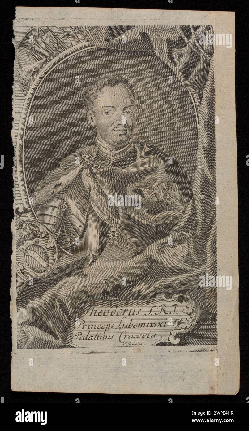 Portrait of Teodor Lubomirski; Sysang, Johann Christoph (1703-1757 ...
