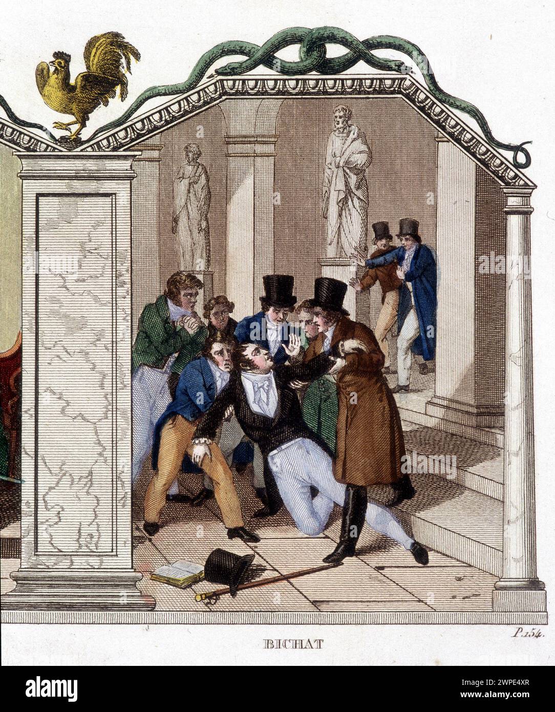 Doctors assisting Fran ois Marie Xavier Bichat (1771-1802), French ...