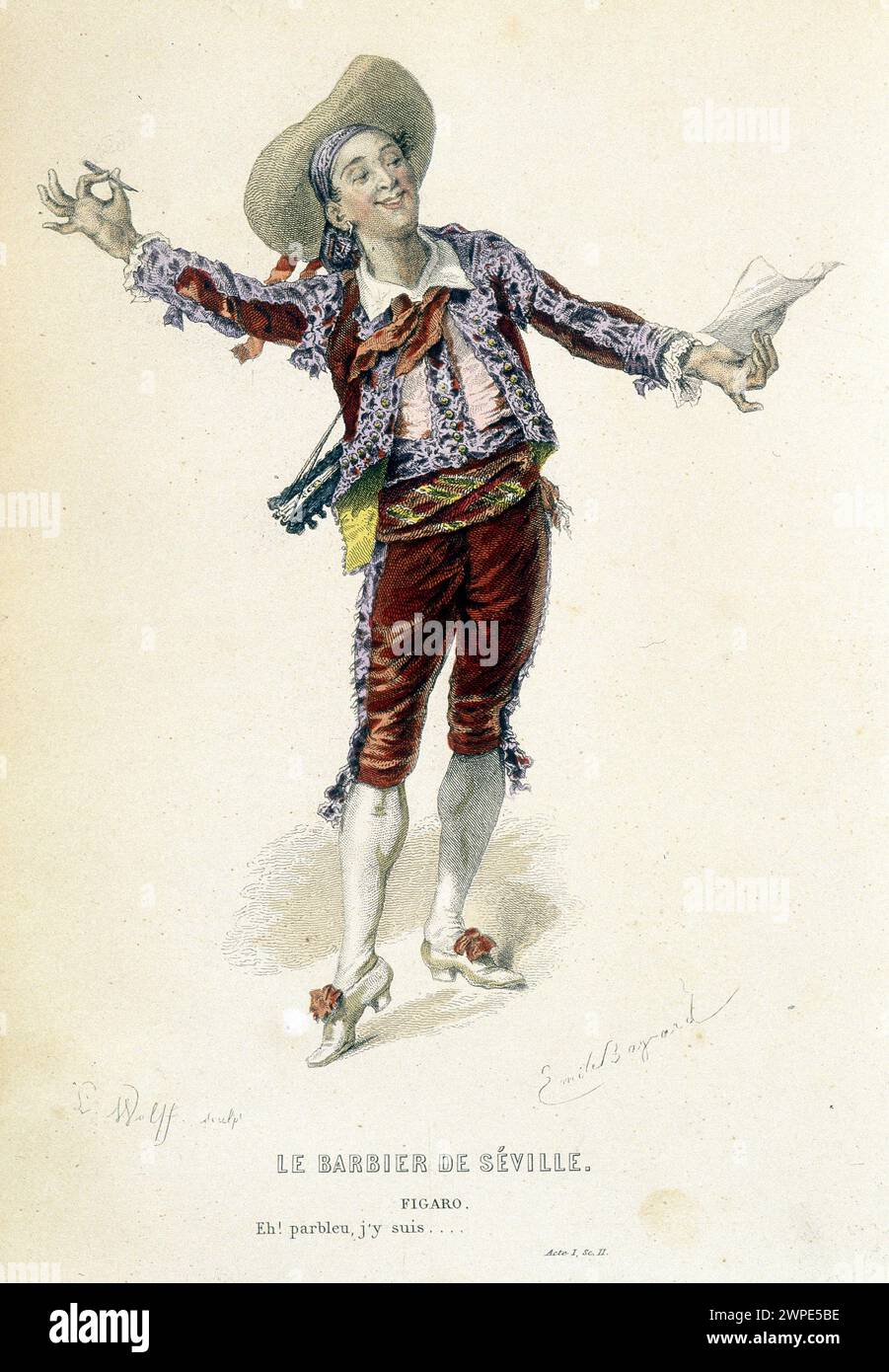 Figaro in "The Barber of Seville" - in "Complete Works of Beaumarchais ...