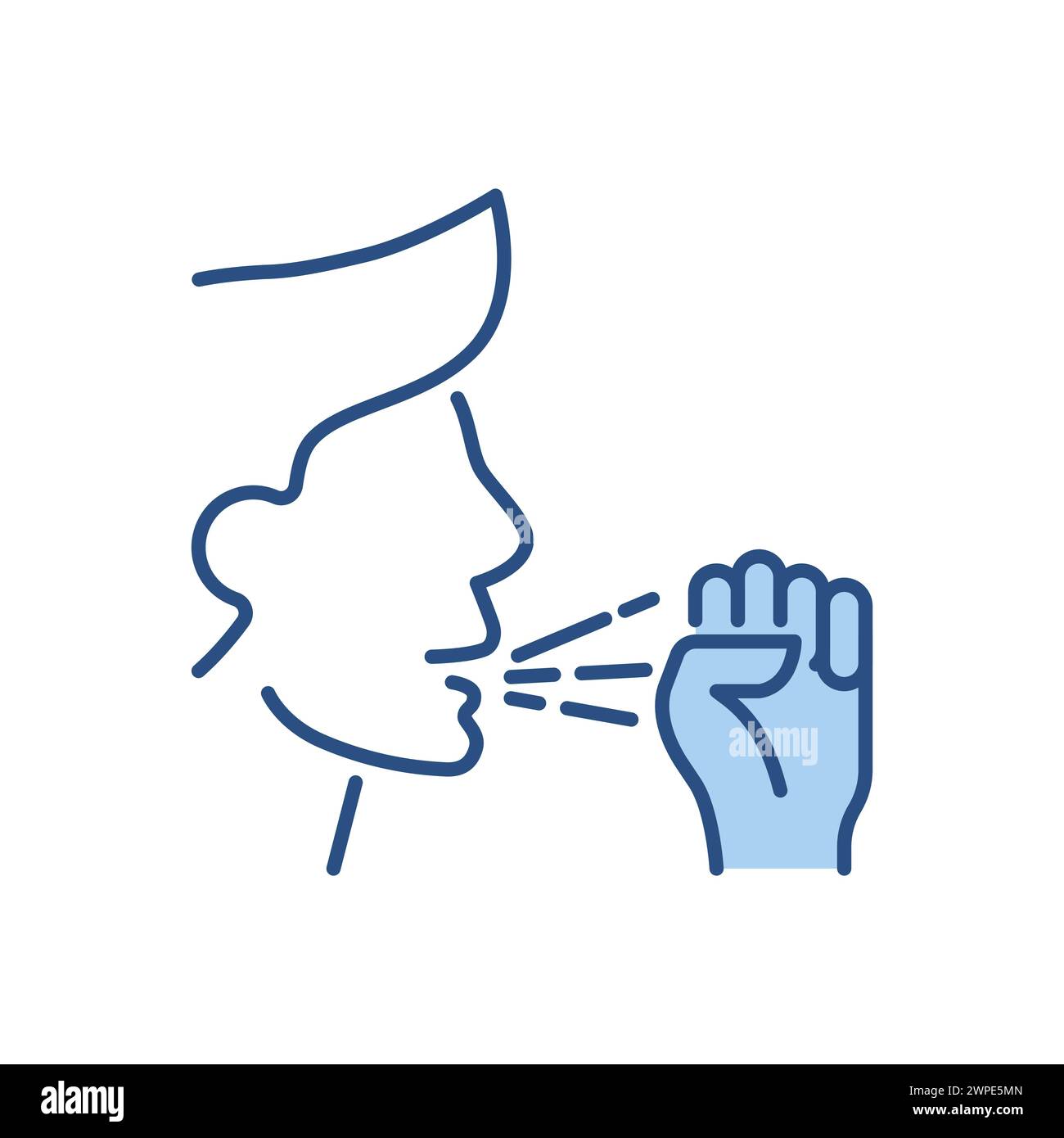 Cough related vector icon Stock Vector Image & Art - Alamy
