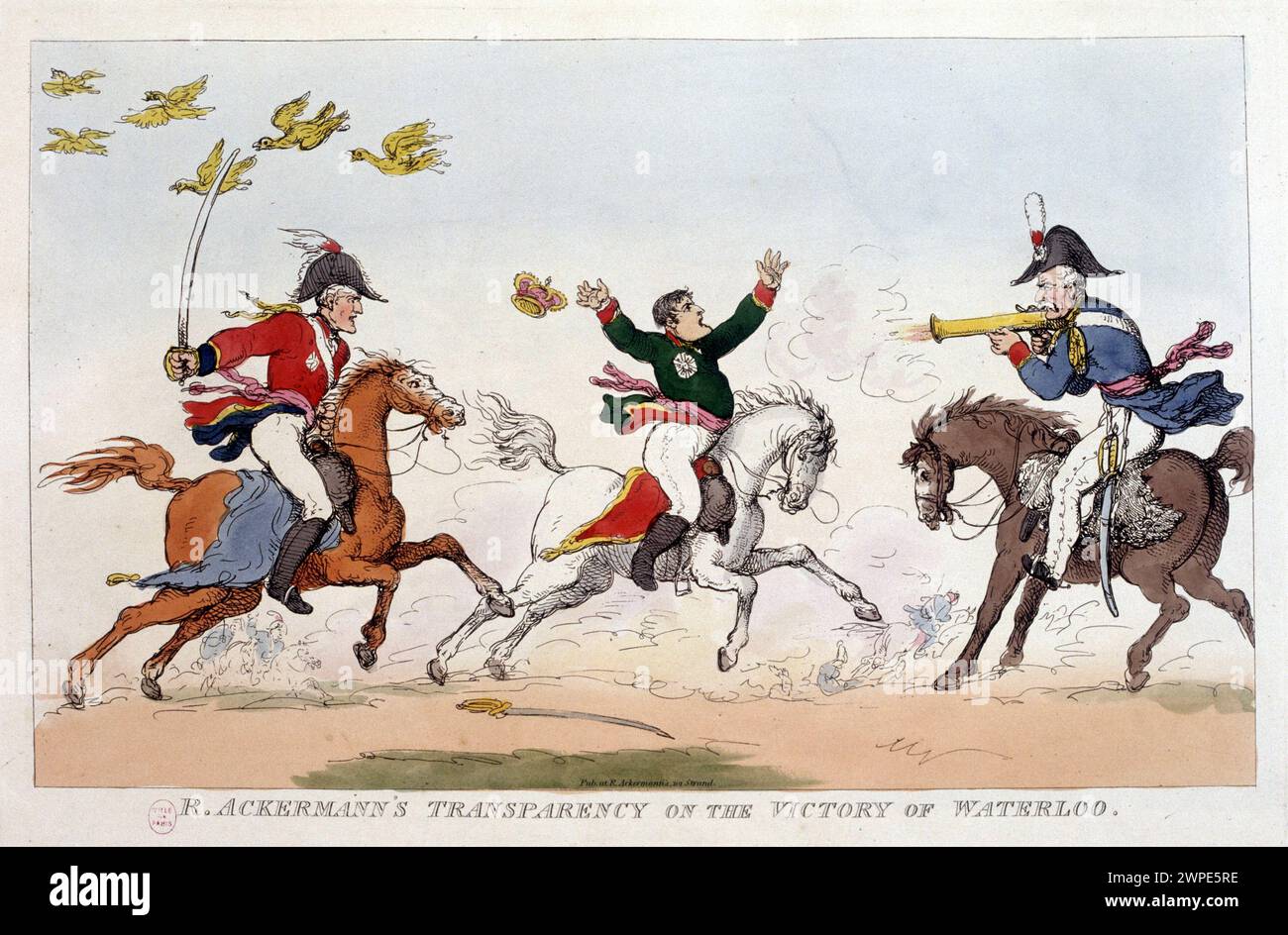 English caricature of Napoleon I - in Napoleon I, caricatures ...