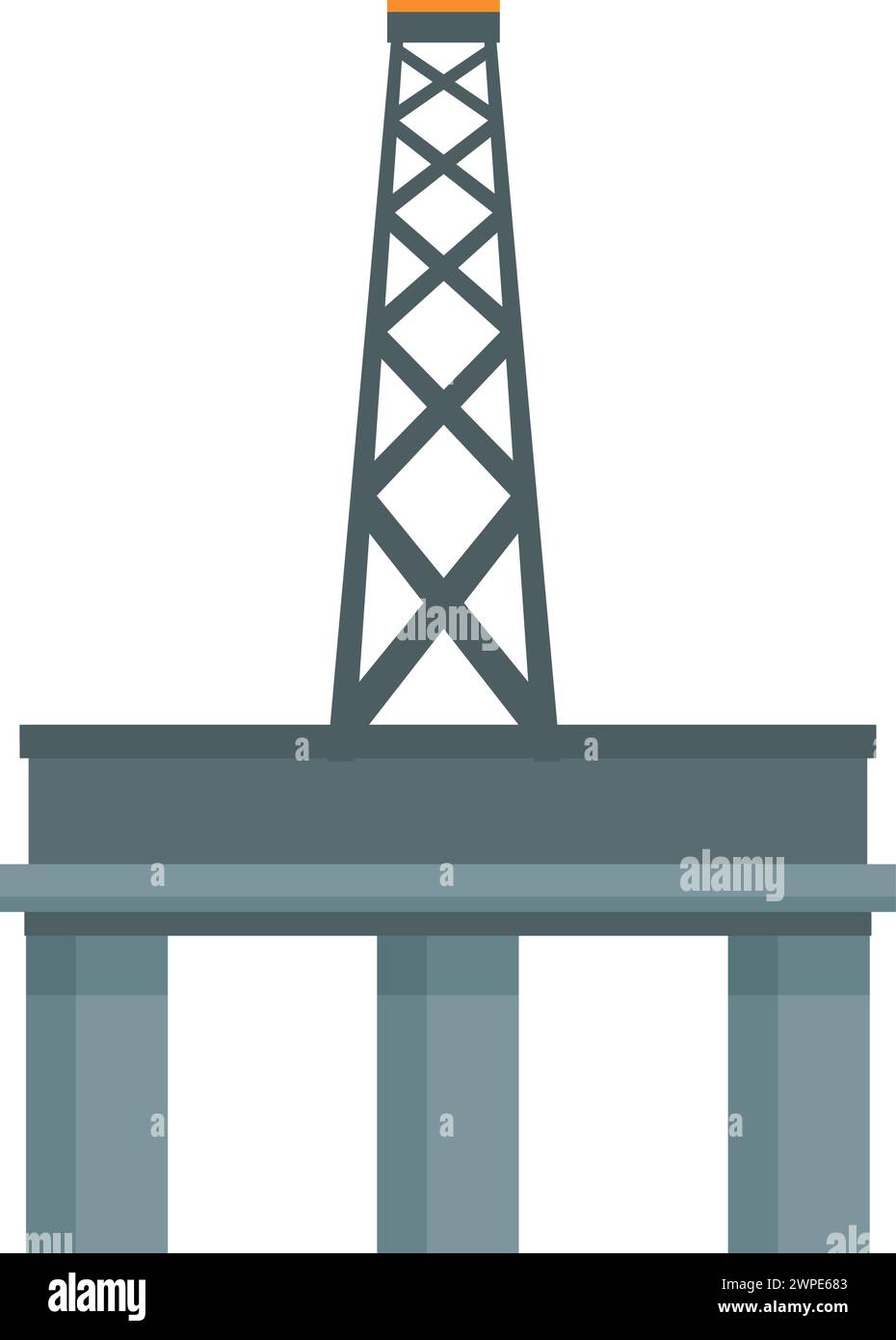 Refinery by the sea Cut Out Stock Images & Pictures - Alamy