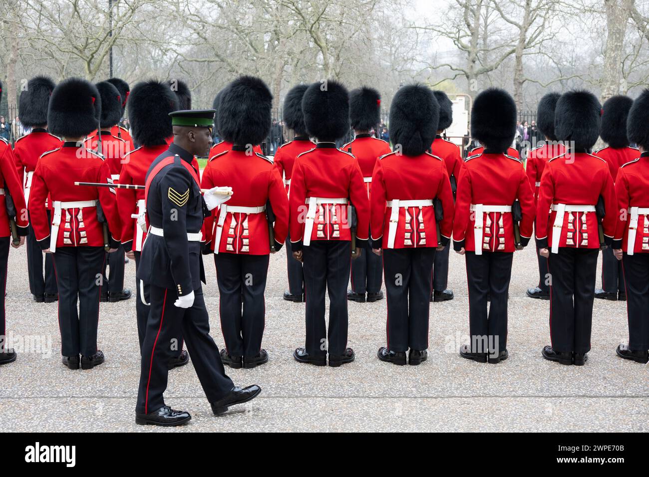 Guards check army uniforms hi-res stock photography and images - Alamy