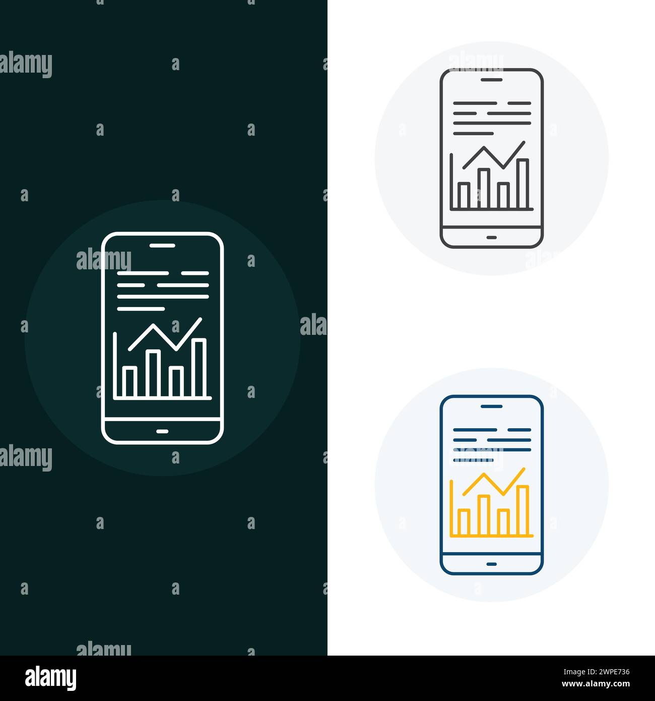 Finance app icon vector hi-res stock photography and images - Alamy