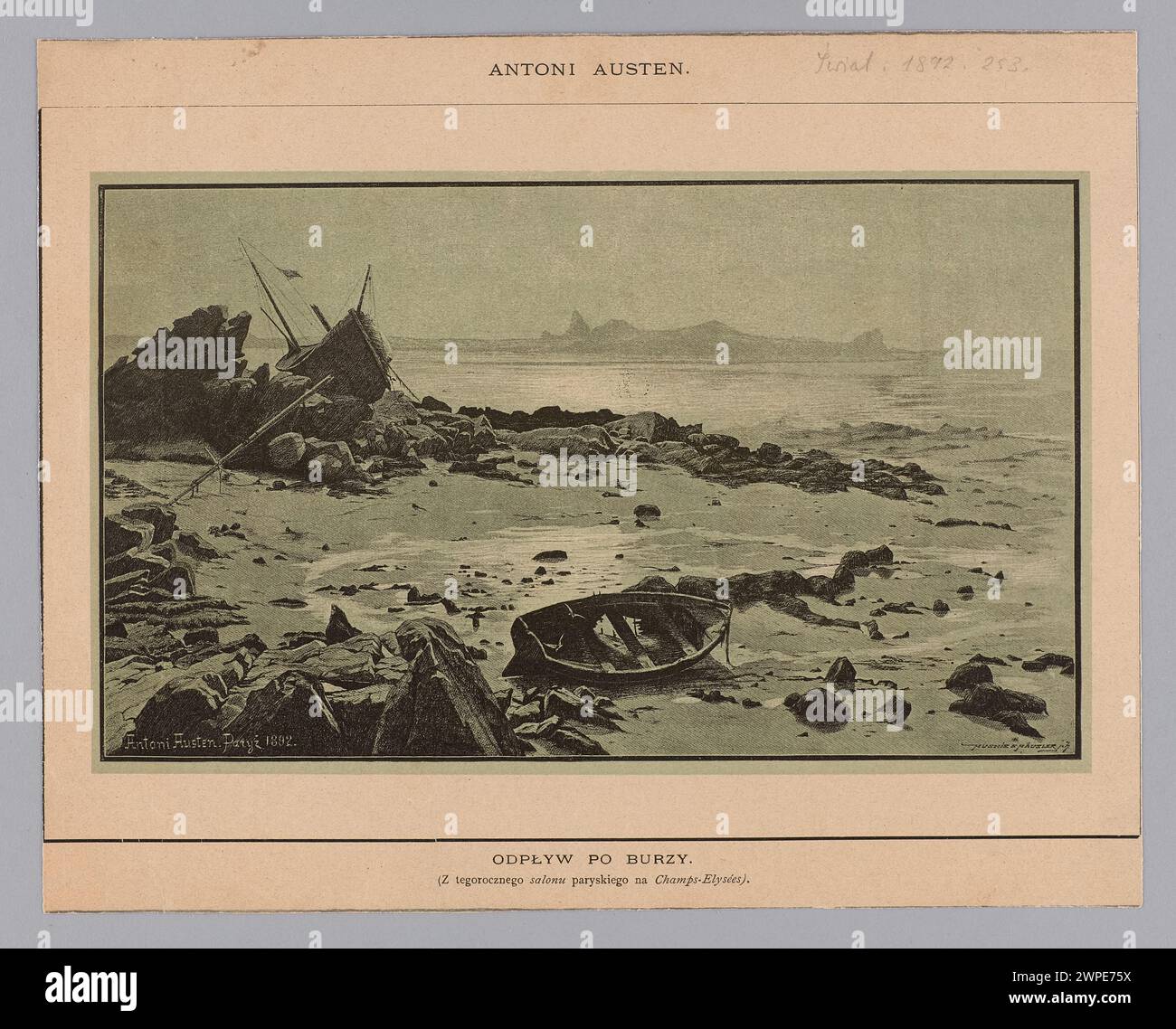 This 1892 reproduction by Antoni Jan Austen, titled 'Answer After the ...