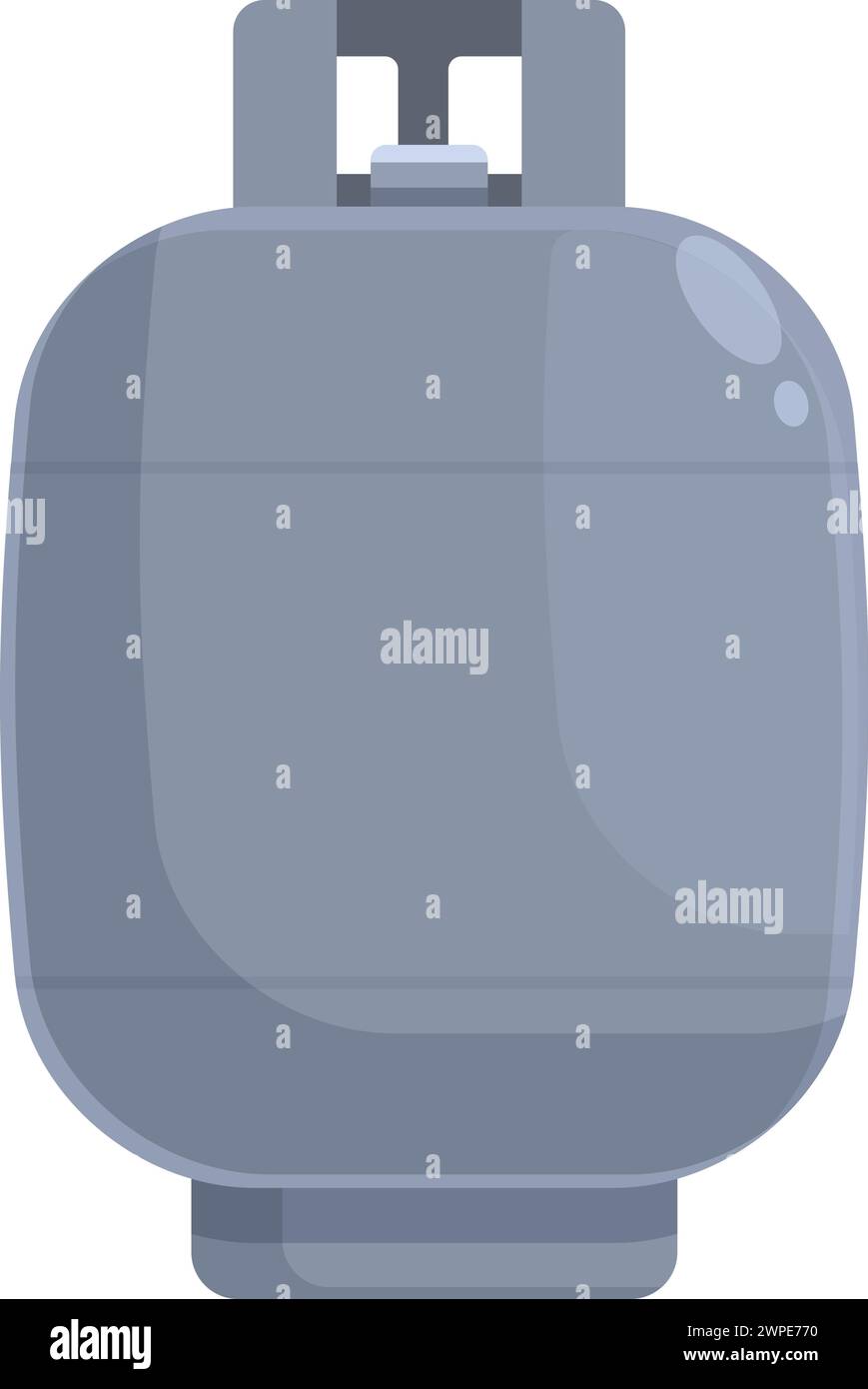 Gas home tank icon cartoon vector. Burner natural flame. Fuel plant ...