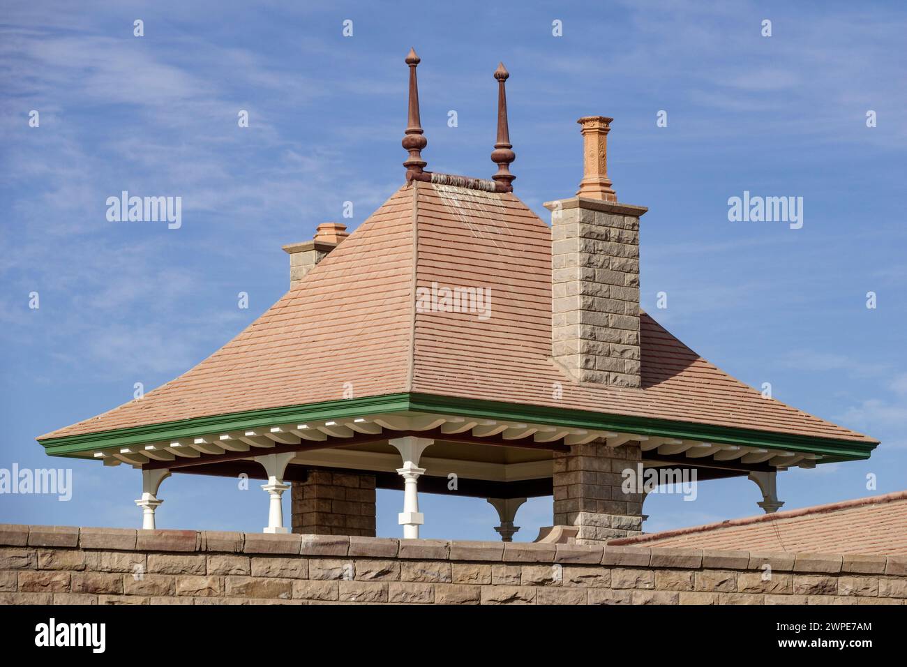 Sir William Wilcocks home on Island of Elephantine, Aswan, Egypt Stock ...