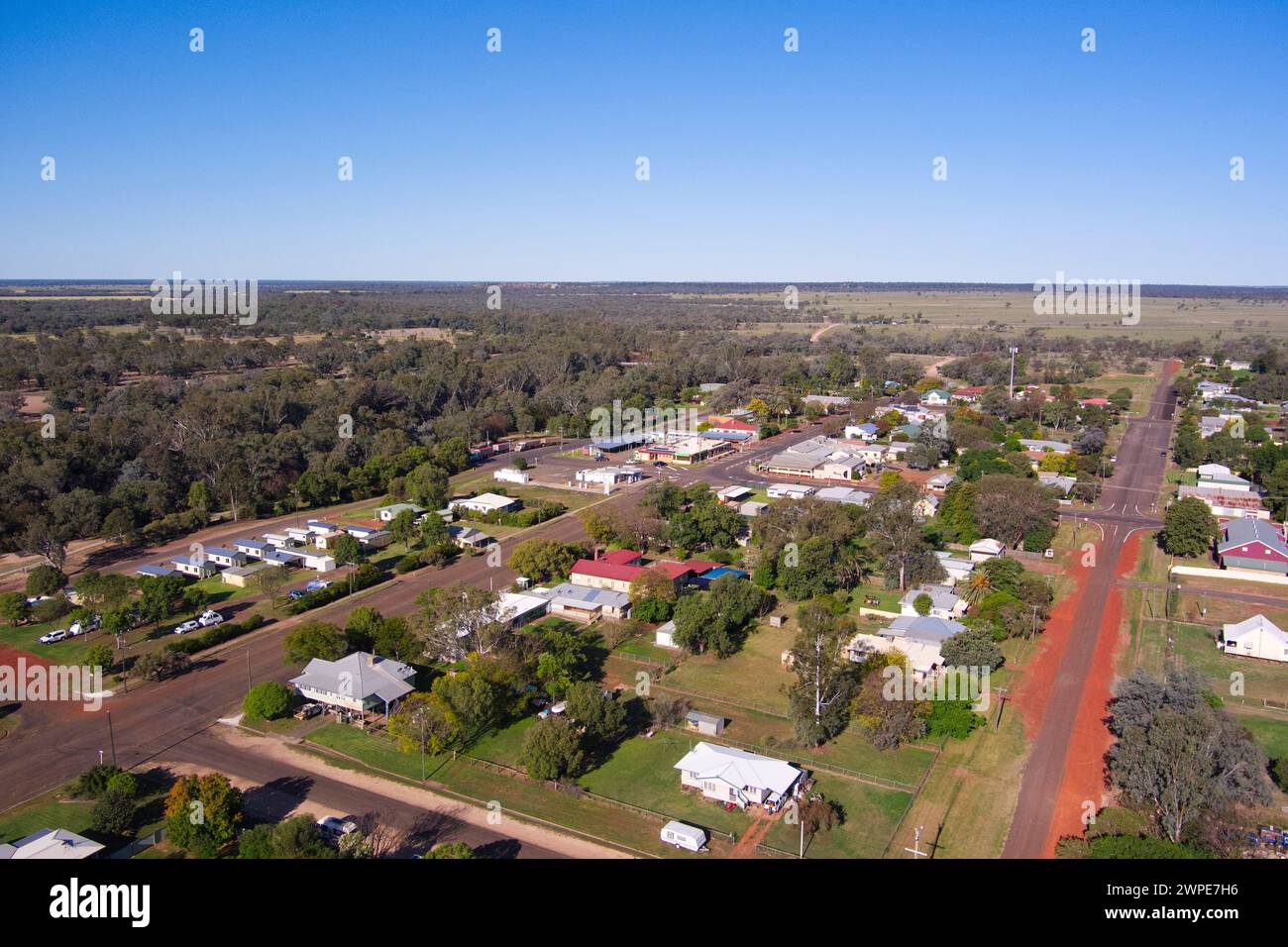 Aerial of Surat Queensland Australia Stock Photo - Alamy
