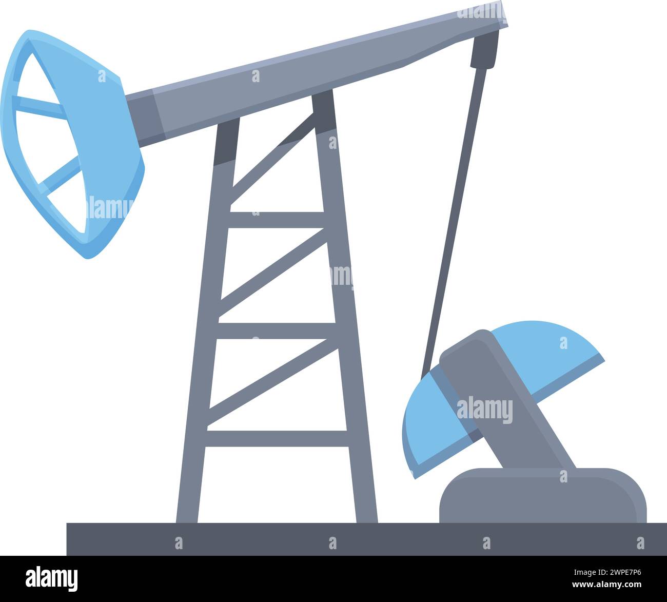 Platform gas extraction icon cartoon vector. Natural gas production ...