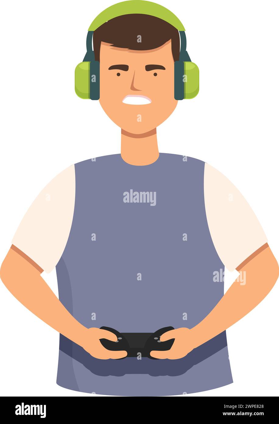 Online play video games icon cartoon vector. Character video game ...