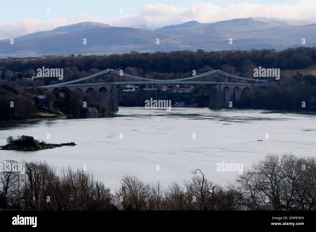 Worlds first major suspension bridge hi-res stock photography and ...