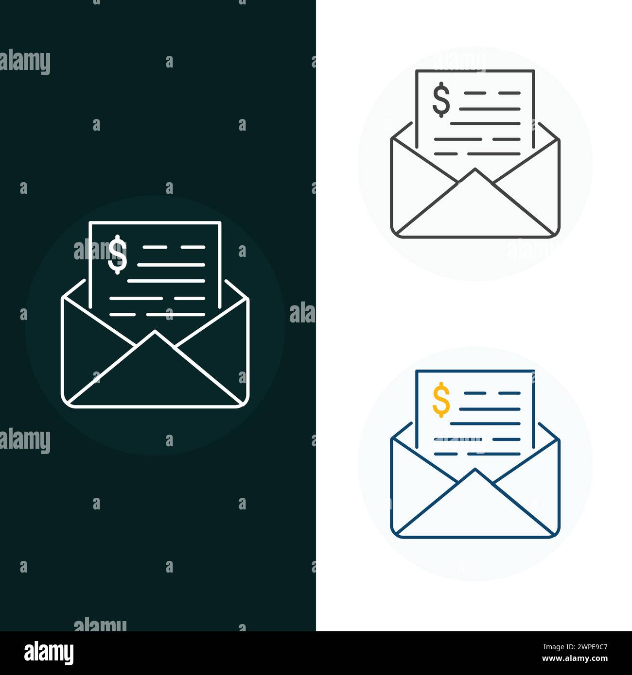 Invoice icon hi-res stock photography and images - Alamy