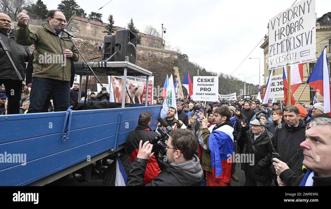 Prague, Czech Republic. 07th Mar, 2024. Agriculture Minister Marek ...