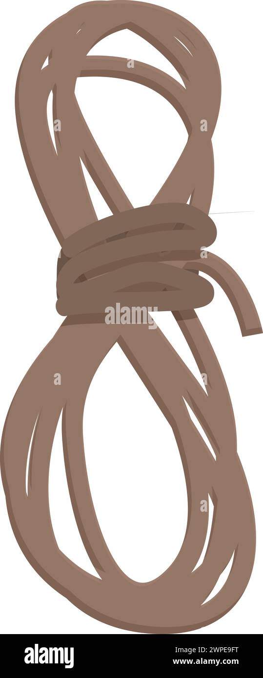 Mine factory rope icon cartoon vector. Coal mining. Production natural ...