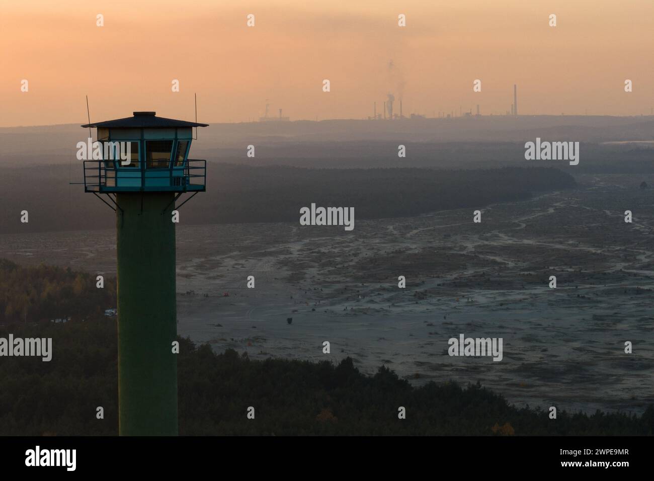 Bledowska Desert sand the largest area of quicksand in Poland. Sand ...