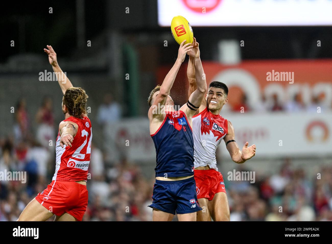 Sydney, Australia. 07th Mar, 2024. Lewis Melican and Dane Rampe of the ...