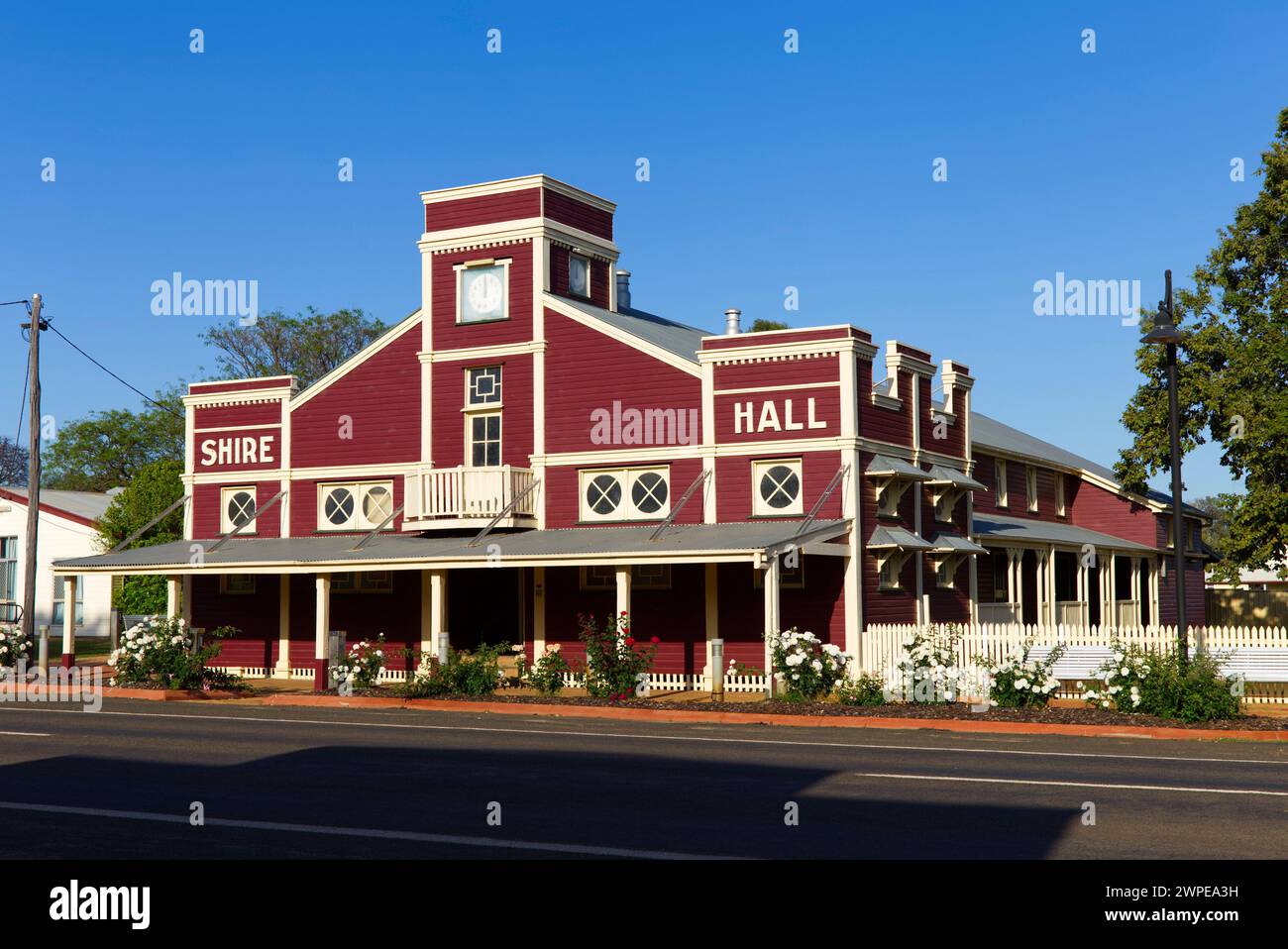 The historic Warroo Shire Hall Surat Maranoa Region Queensland ...