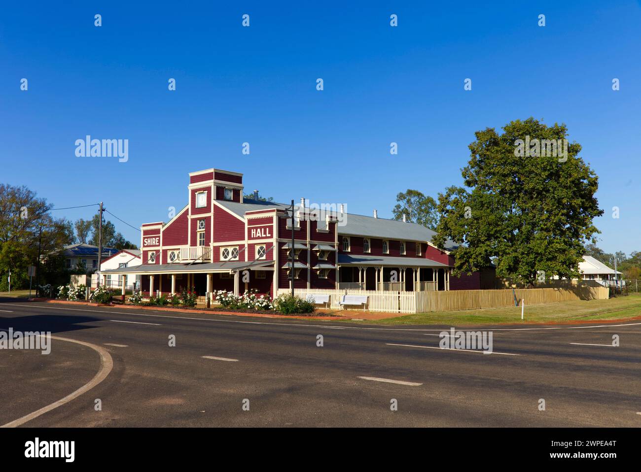 The historic Warroo Shire Hall Surat Maranoa Region Queensland ...