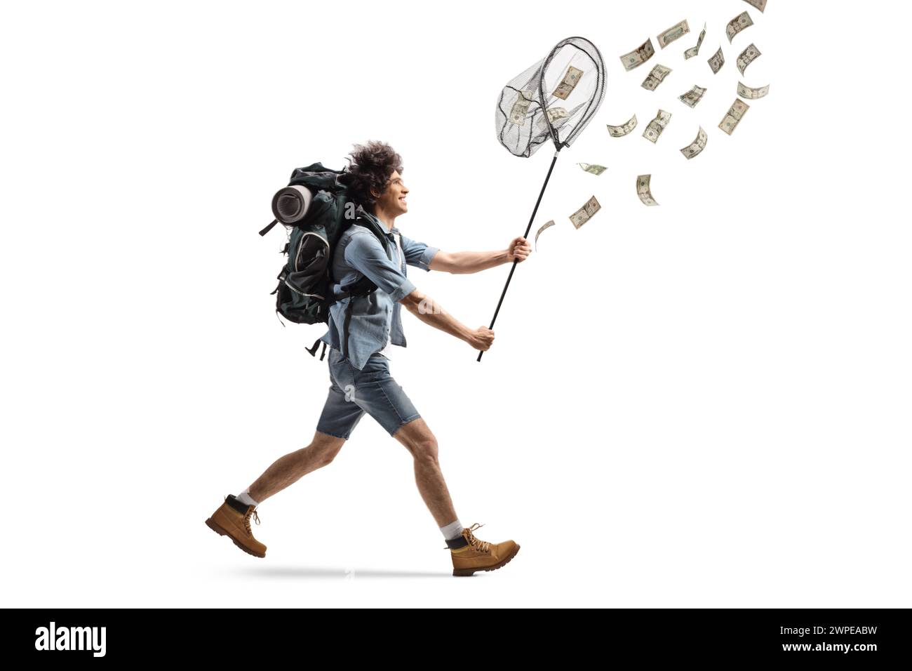 Running after money hi-res stock photography and images - Alamy