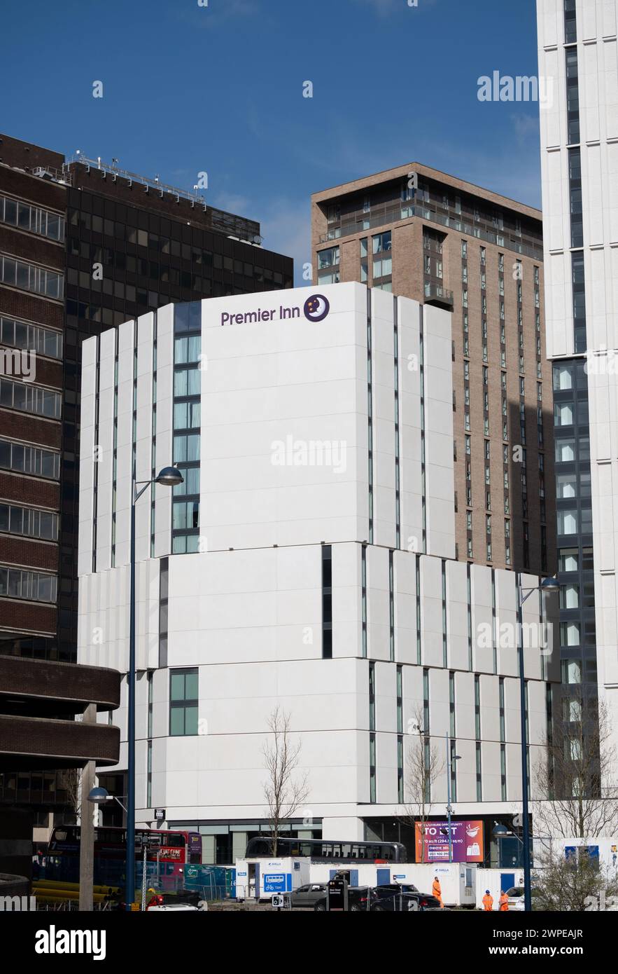 Premier Inn, Birmingham city centre, West Midlands, England, UK Stock ...