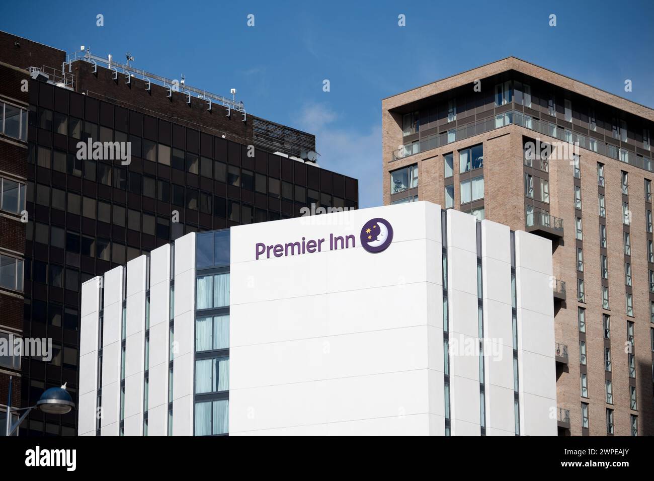 Premier Inn, Birmingham city centre, West Midlands, England, UK Stock ...